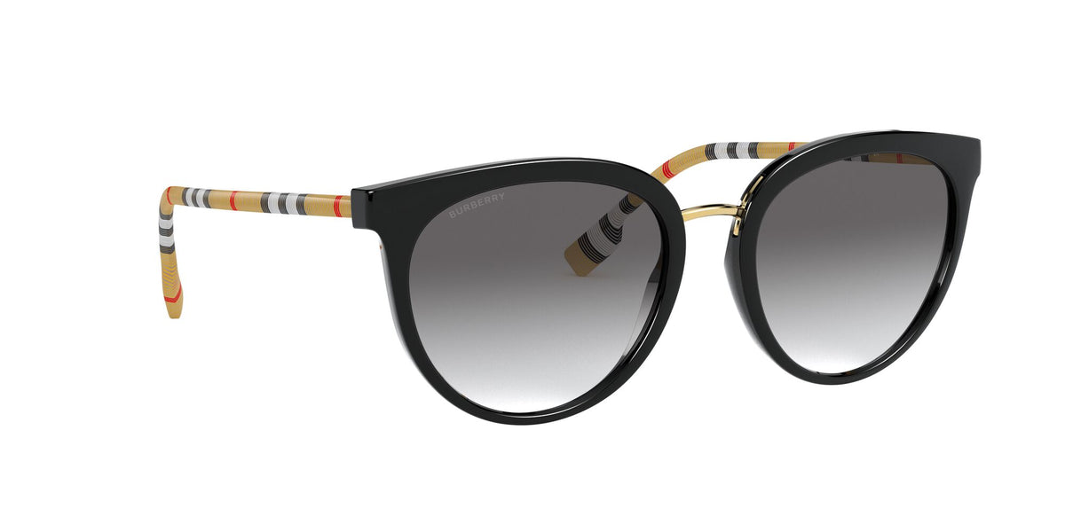 Burberry Willow 0BE4316 385311 54 Black / Grey Gradient – Blue Star Eyewear