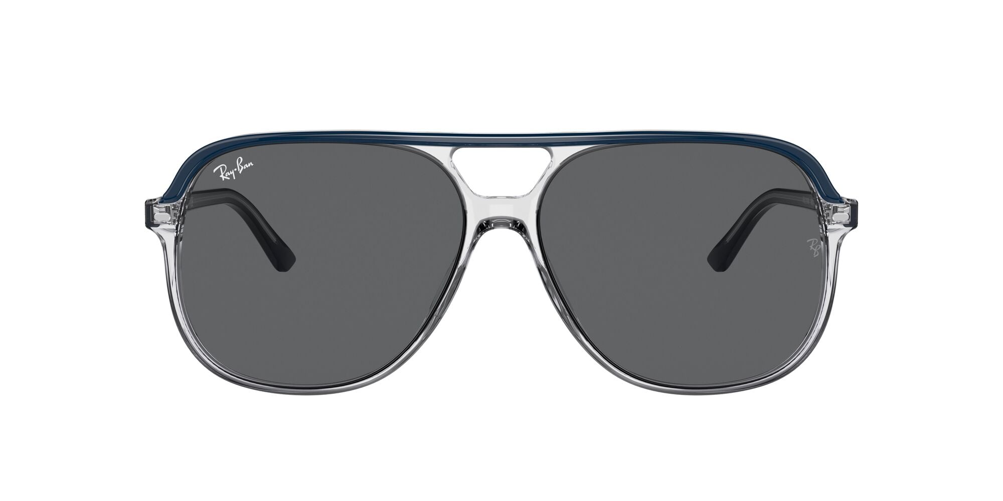 Ray-Ban Bill 0RB2198 1341B1 60 Blue On Transparent/ Dark Grey – Blue ...