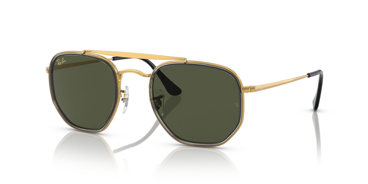 Ray-Ban The Marshal Ii 0RB3648M 923931 52 Gold/ Green – Blue Star Eyewear