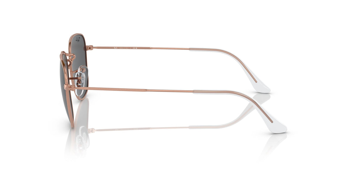Ray-Ban Frank 0RB3857 9202B1 51 Rose Gold/ Dark Grey – Blue Star Eyewear