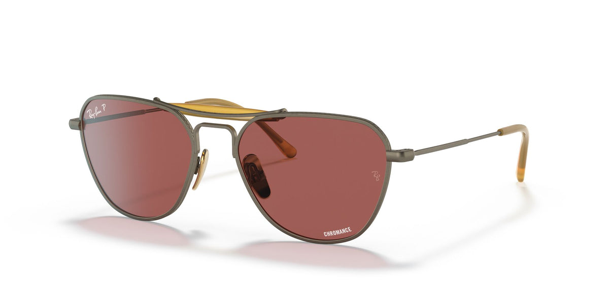 RB 8064 Ray-Ban Antique Gold / Polarised Wine Classic 53 – Blue Star ...