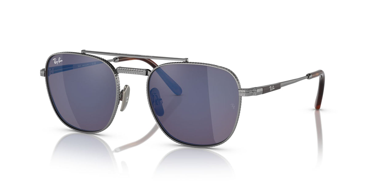 RB 8258 Ray-Ban Frank Ii Titanium Silver / Grey Blue 54 – Blue Star Eyewear