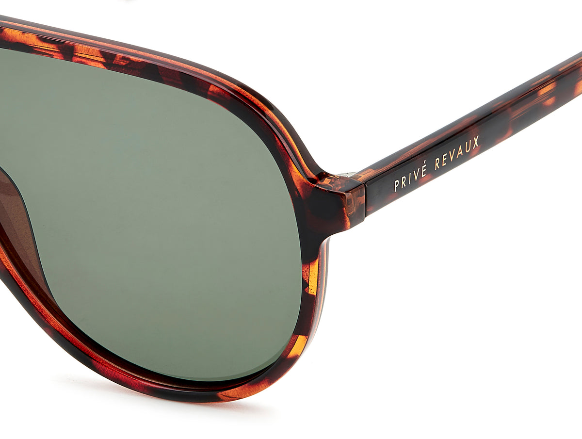 Prive Rivaux Vault/S-61-086 Havana/ Green Polarized – Blue Star Eyewear