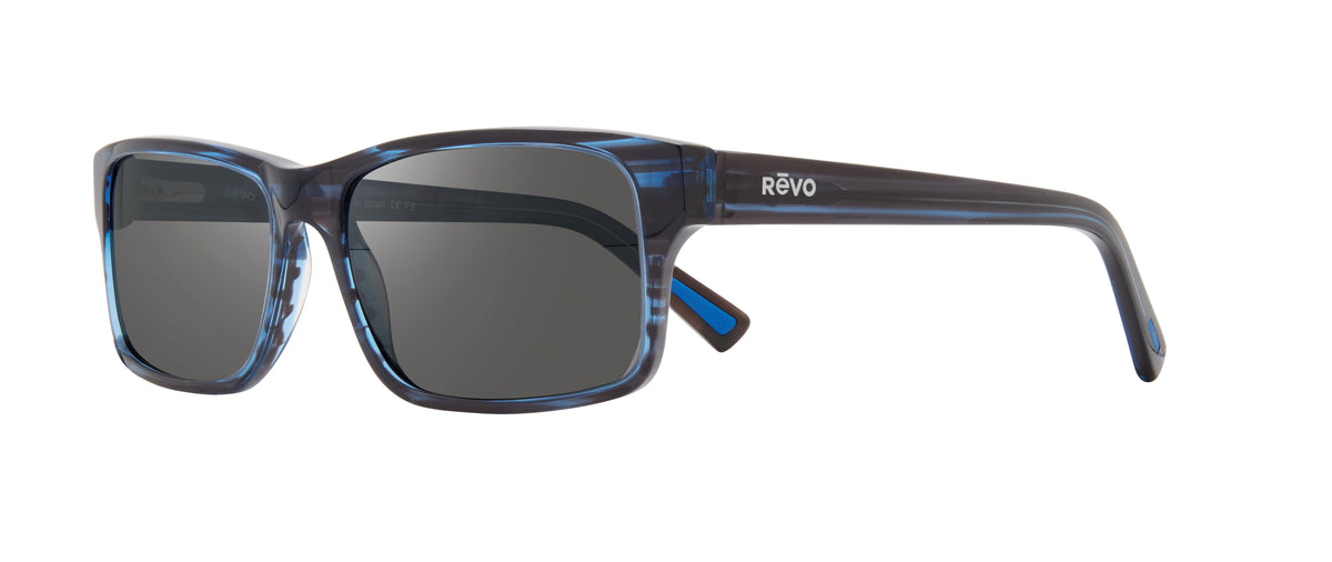 Revo Finley Blue Horn Graphite – Blue Star Eyewear
